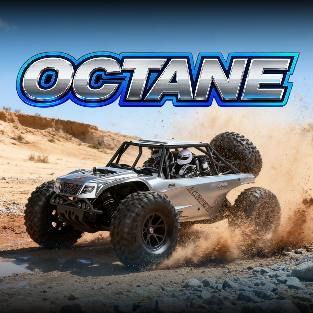 OCTANE 1/10 Scale 4WD Off-road Electric RC Sand Buggy 2.4G Brushless H ...