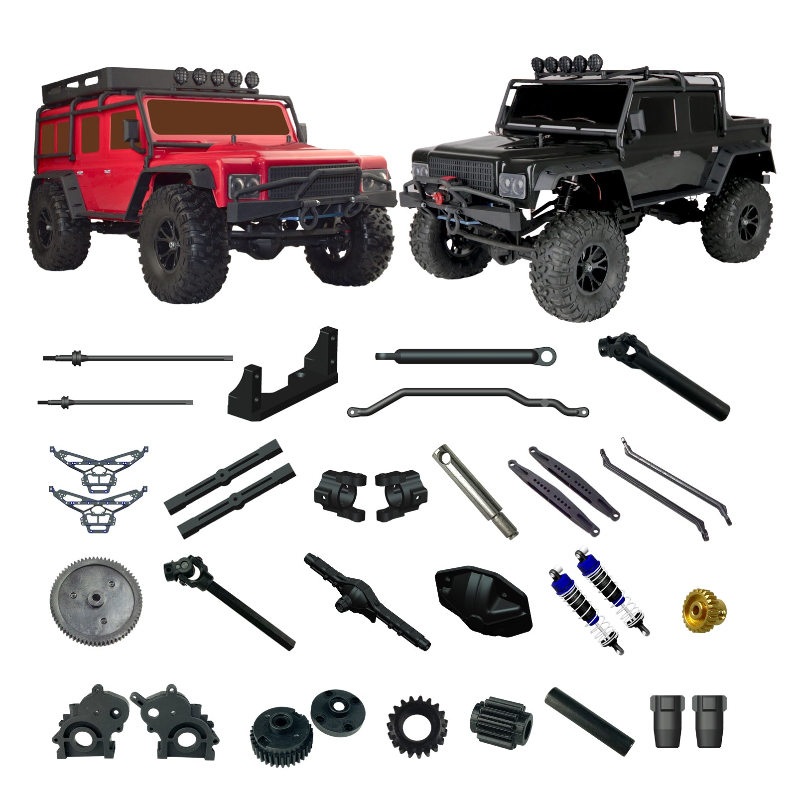 RC Parts for Vrx racing 1/10 rc rock crawler rc auto parts for XL CRAW ...